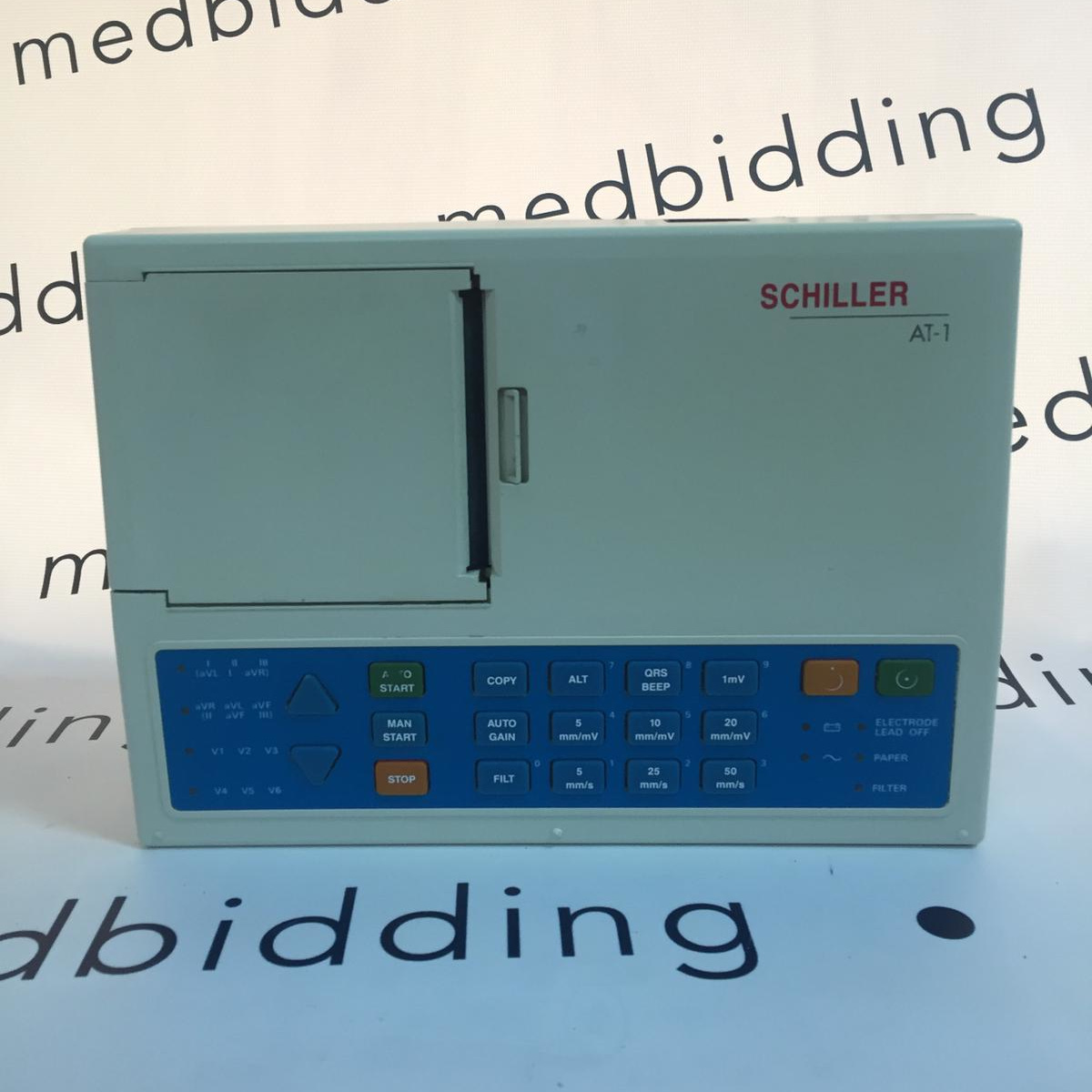 Secondhand 3 Channel ECG Device Schiller Cardiovit AT-1 - Medbidding.com