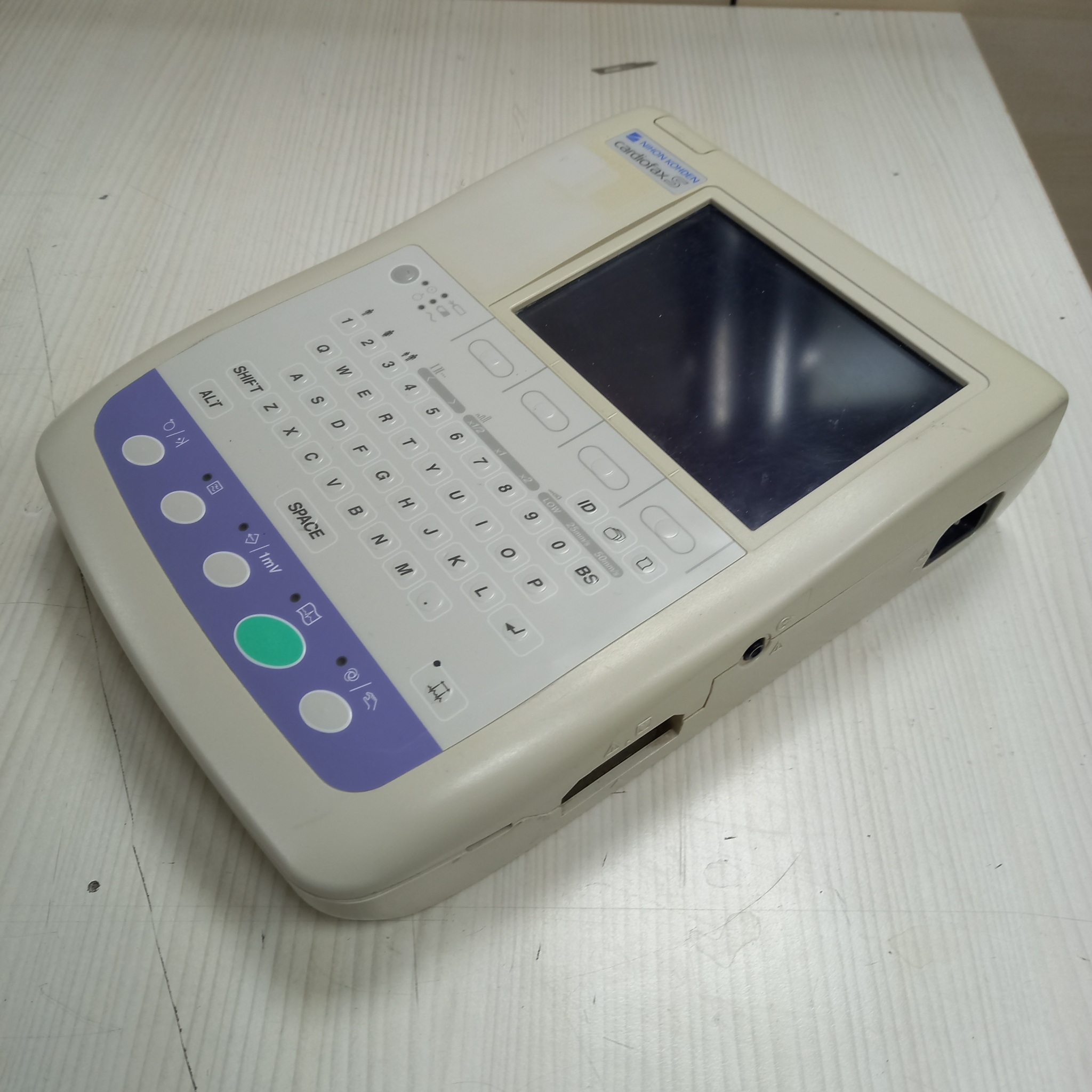 Secondhand Nihon Kohden Cardiofax S ECG-1250K 6 Channel ECG Device ...