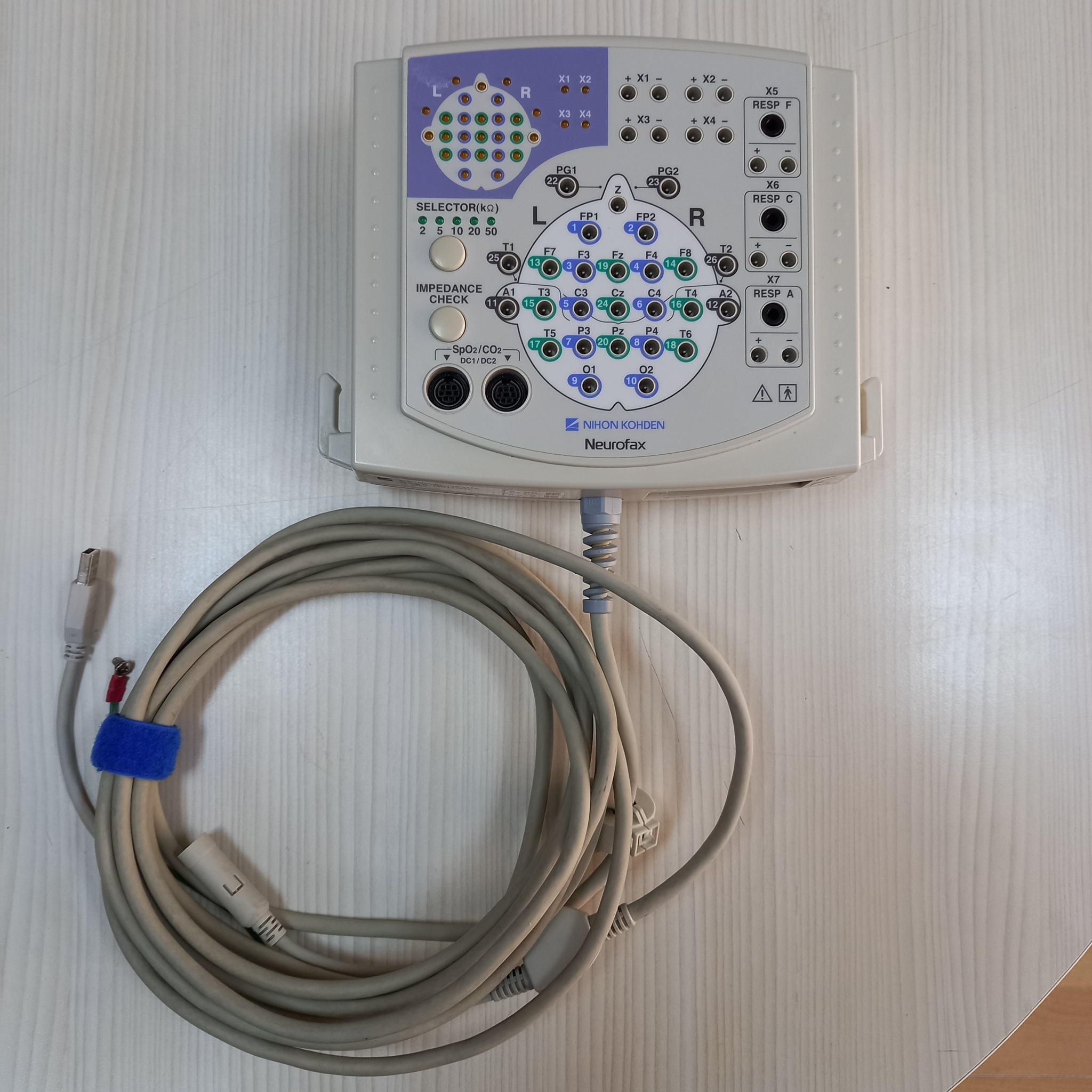 Secondhand Nihon Kohden JE-921A EEG Junction Box - Medbidding