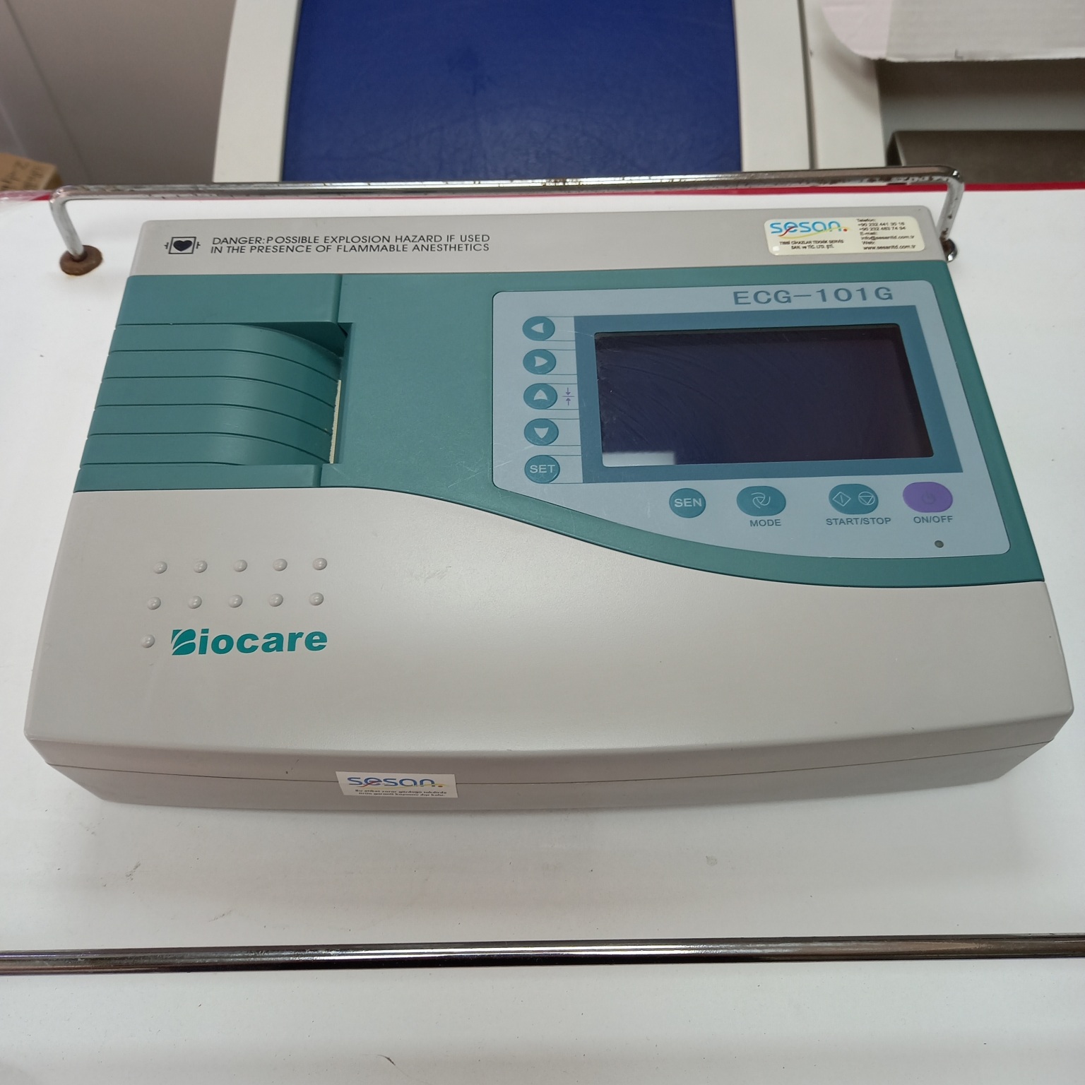 Secondhand Biocare ECG-101G 1 Channel ECG Device - Medbidding