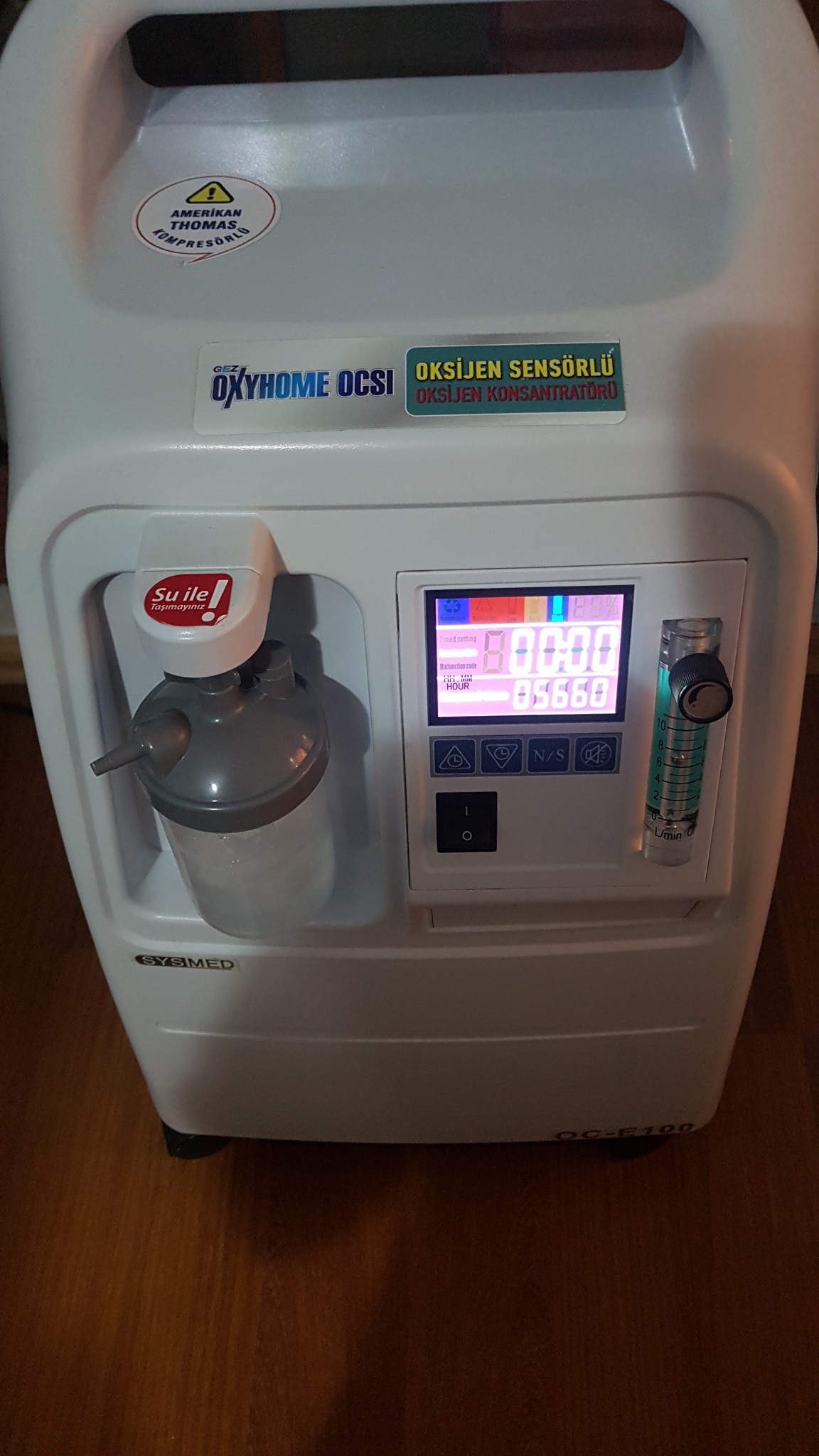 Secondhand Sysmed OC-E100 10L/min Oxygen Concentrator - Medbidding