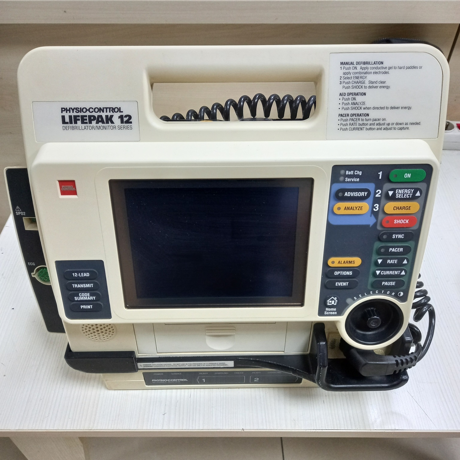 İkinci El Physio-Control Lifepak 12 Monitörlü Defibrilatör - Medbidding
