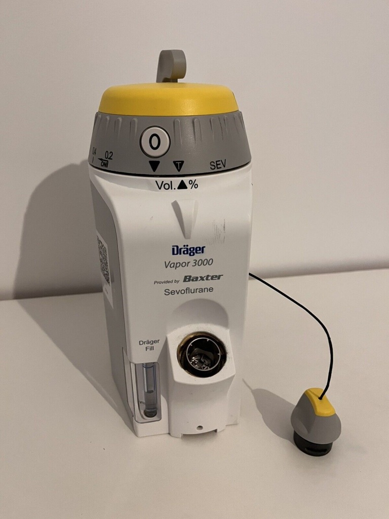 Secondhand Draeger Vapor 3000 Sevoflurane Vaporizer - Medbidding