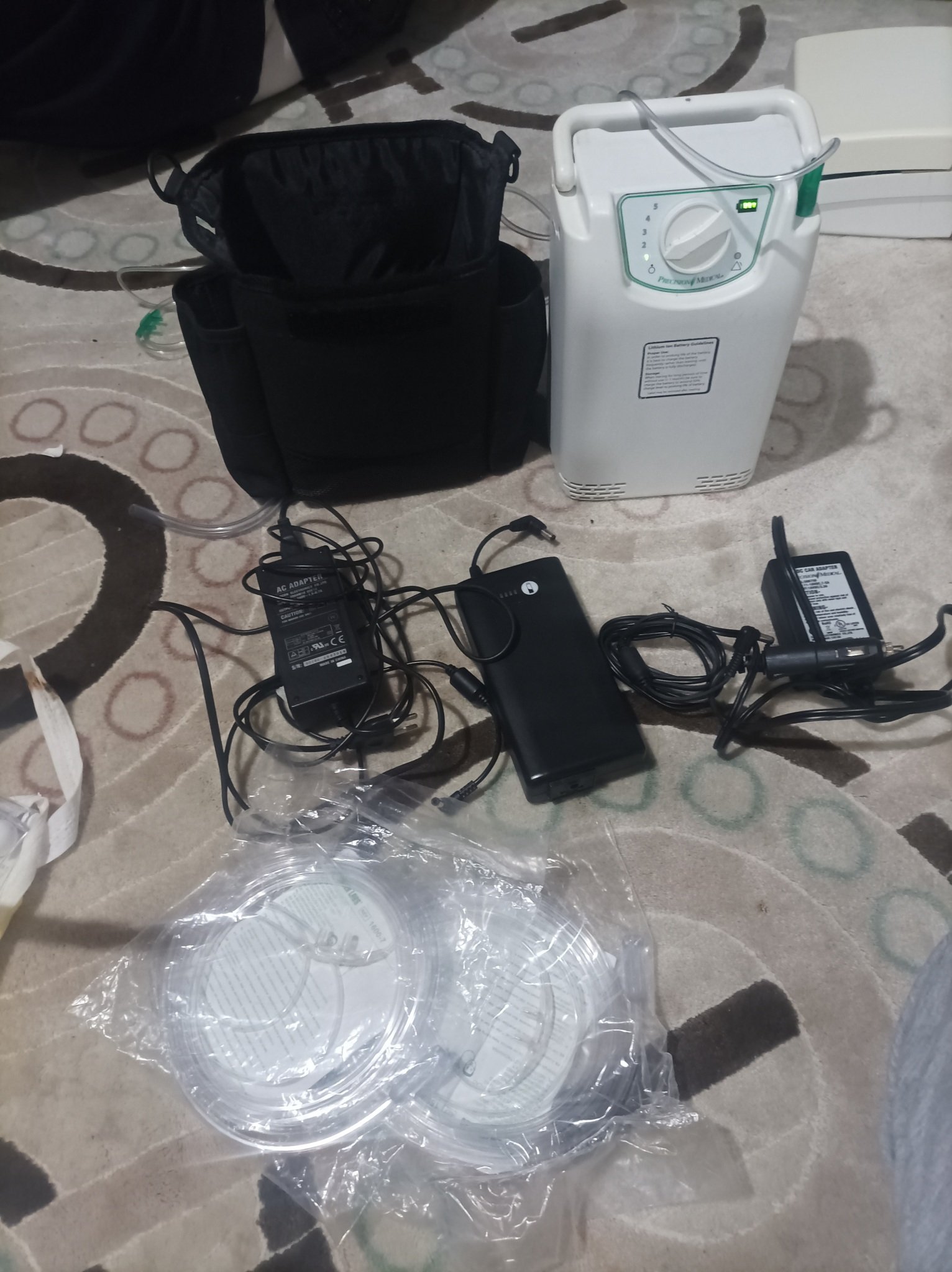 Secondhand Precision EasyPulse POC 5 PM4150 3kg Portable Oxygen Concentrator - Medbidding