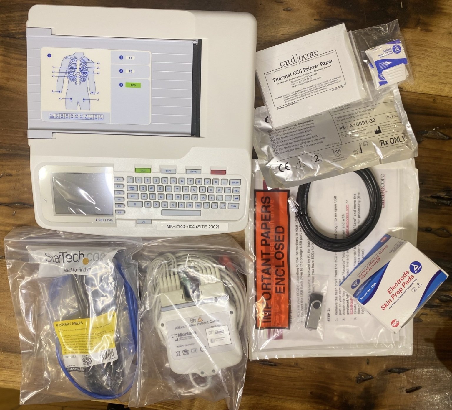 Secondhand Mortara Eli 150C 6 Channel ECG Device - Medbidding