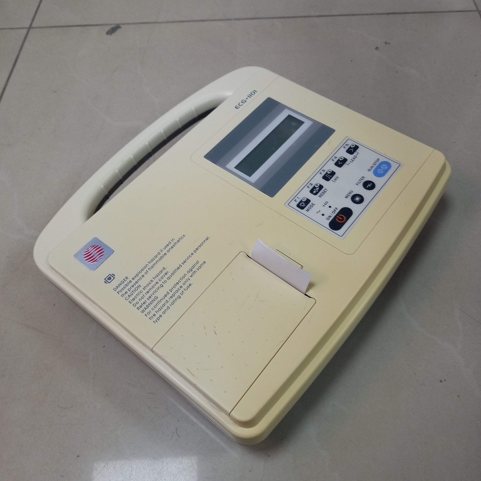 Secondhand Carewell EKG-1101B 1 Channel ECG Device - Medbidding