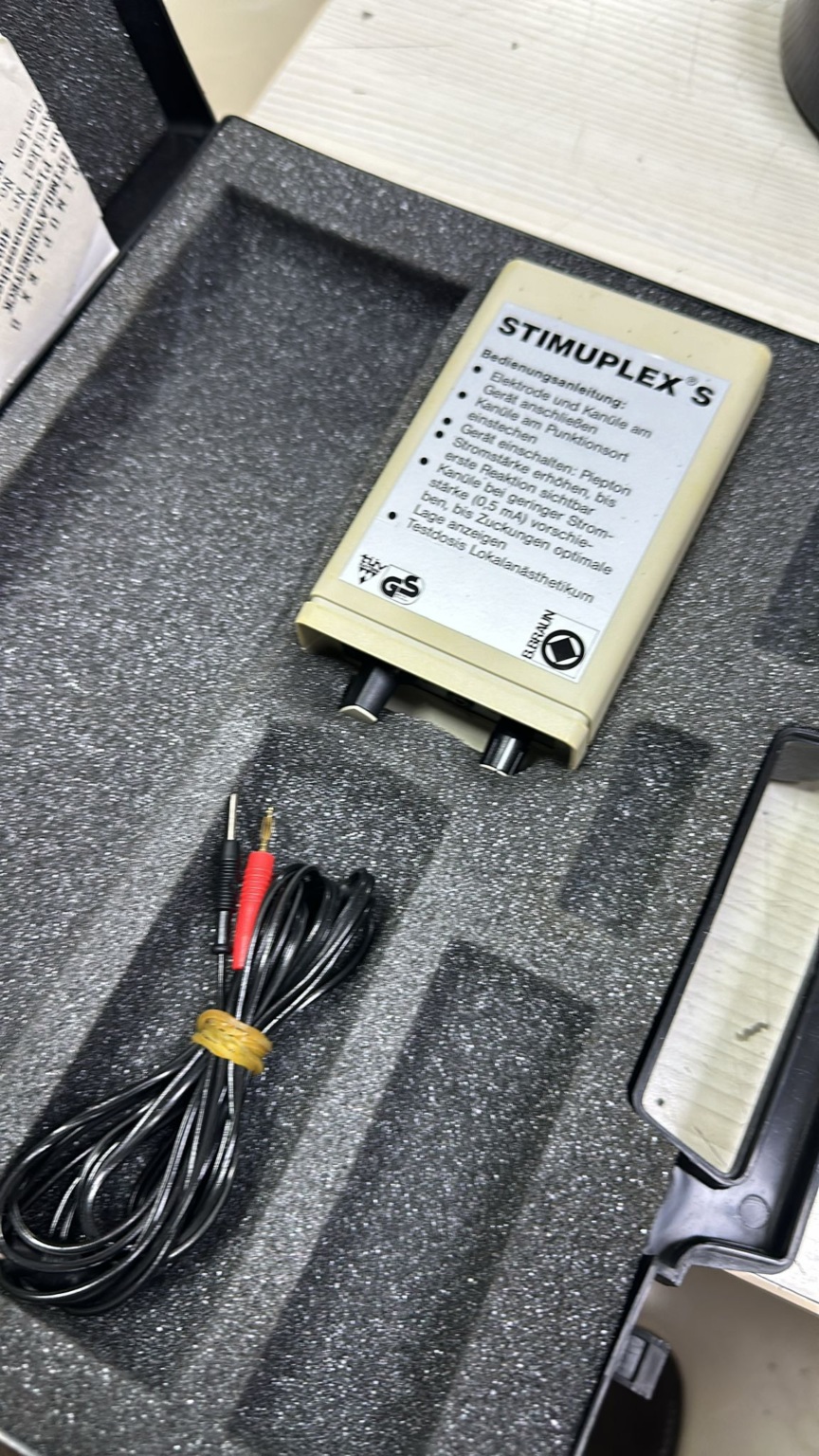 Secondhand B. Braun Stimuplex-S Nerve Stimulator - Medbidding