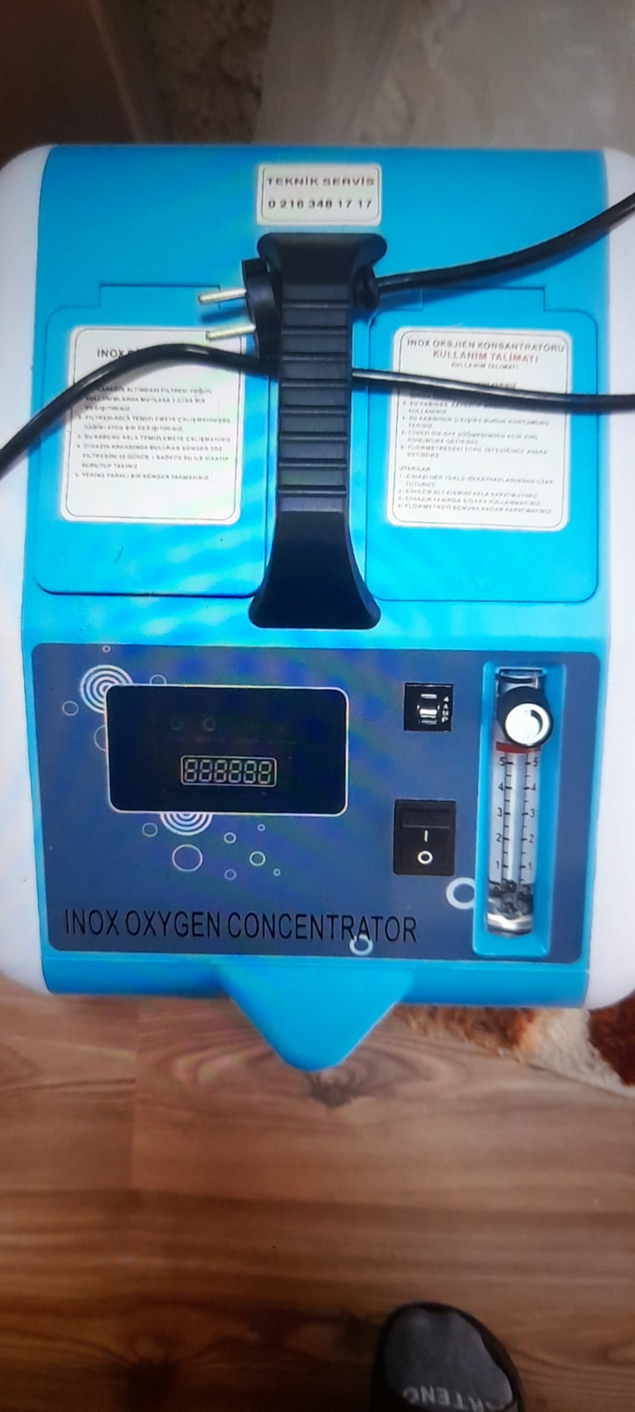 Secondhand Inox CP-501 5L/min Oxygen Concentrator - Medbidding