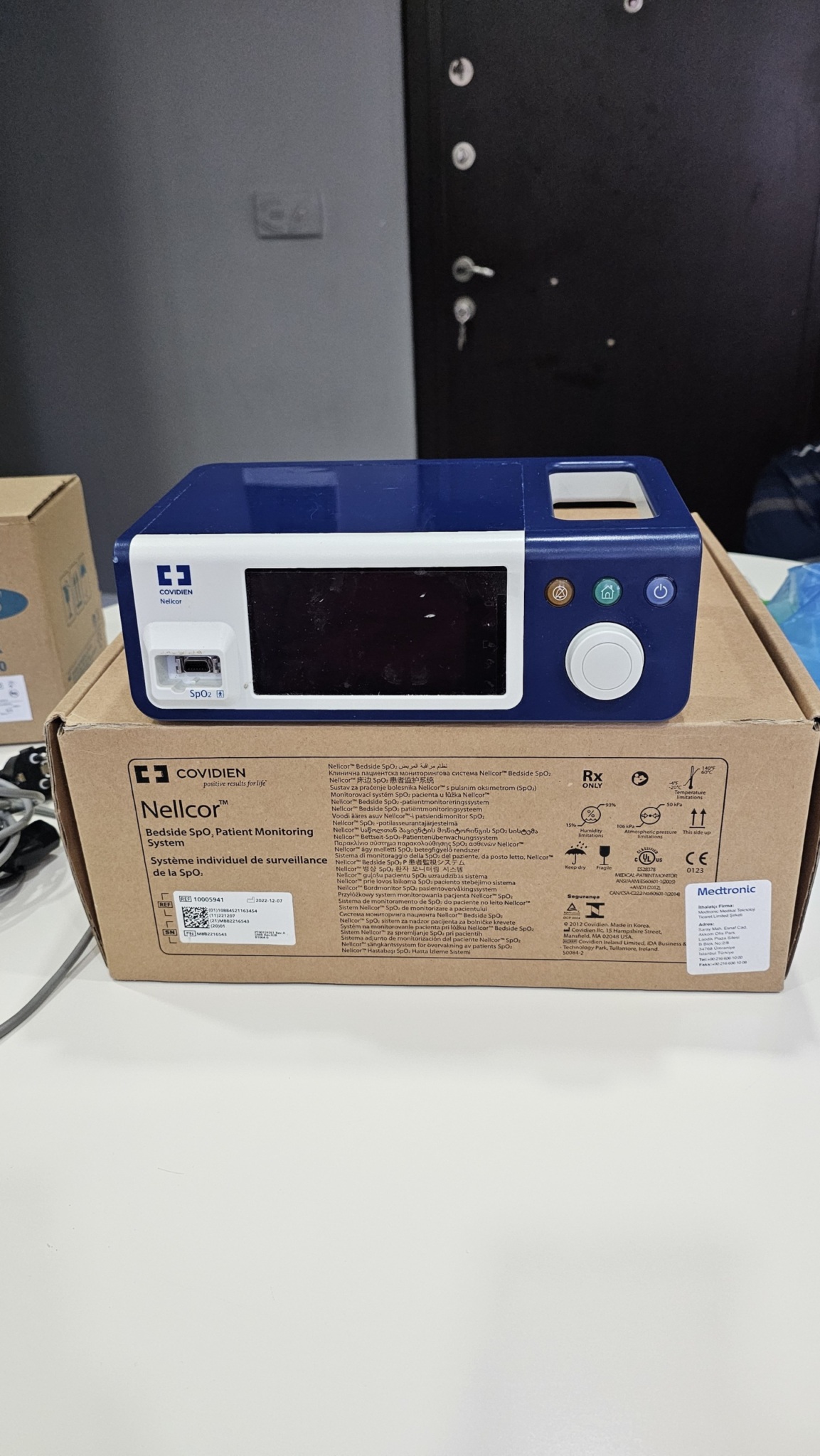 Secondhand Nellcor Bedside Console Type Pulse Oximeter - Medbidding