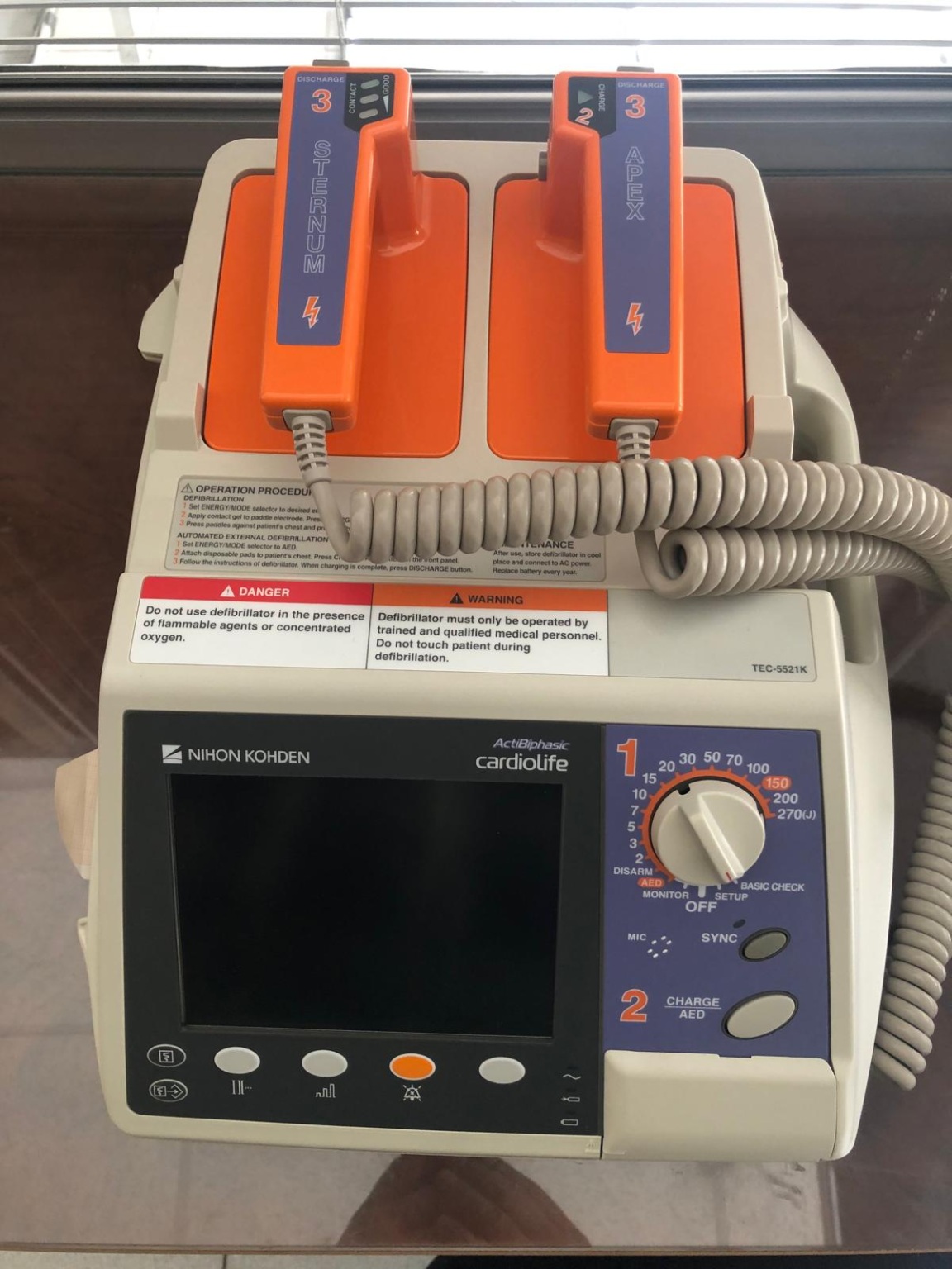 Secondhand Nihon Kohden Cardiolife TEC-5521K Monitor Defibrillator ...