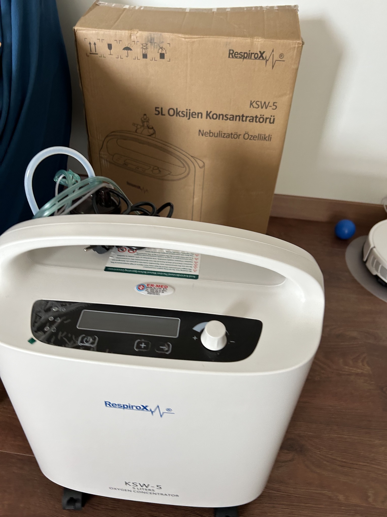 İkinci El Respirox KSW-5 5L/dk Oksijen Konsantratörü - Medbidding