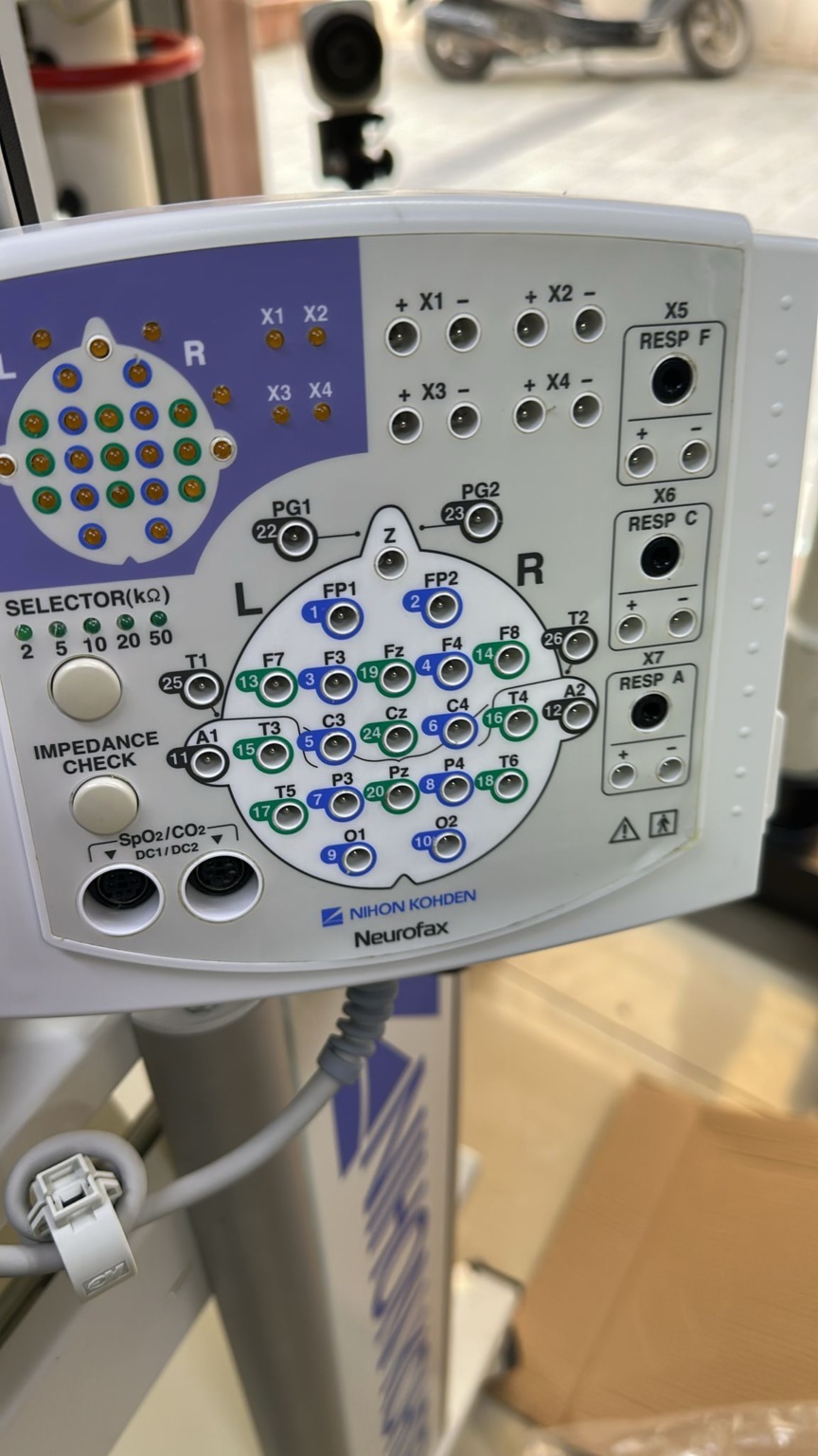Secondhand Nihon Kohden Neurofax EEG-1200K 32 Channel EEG Device ...